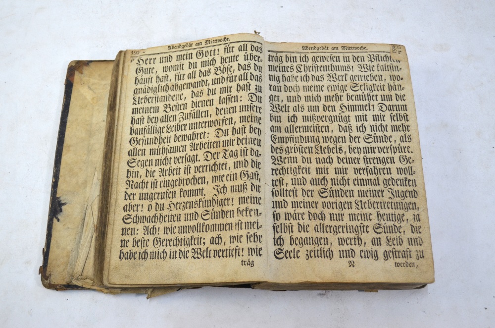 An 18th century Swiss Holy Bible (in German), printed Basel, Johann ...