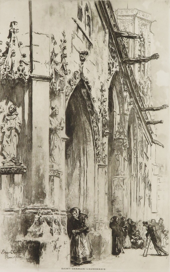 Max Pietschmann (German 1865-1952) The Bather Etching, unframed27 x 19 ...