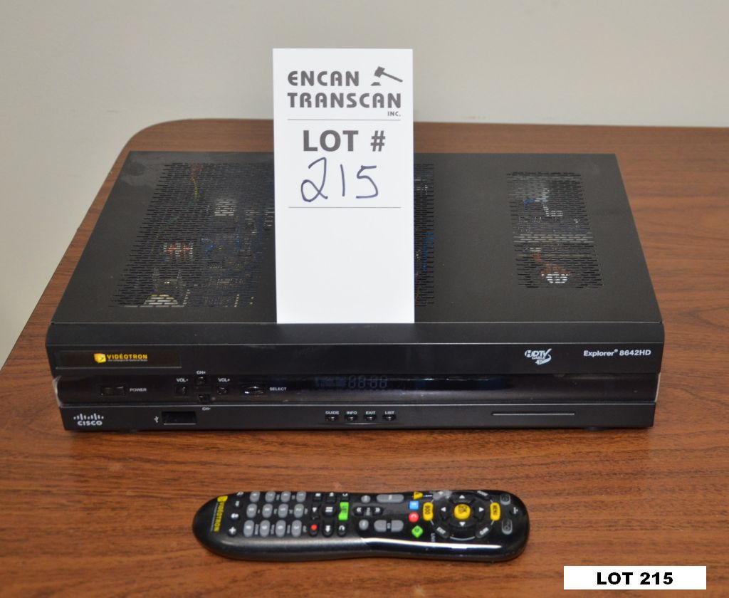 Videotron/Cisco Explorer 8642HD HD PVR 500GB. PVR and remote only. No ...