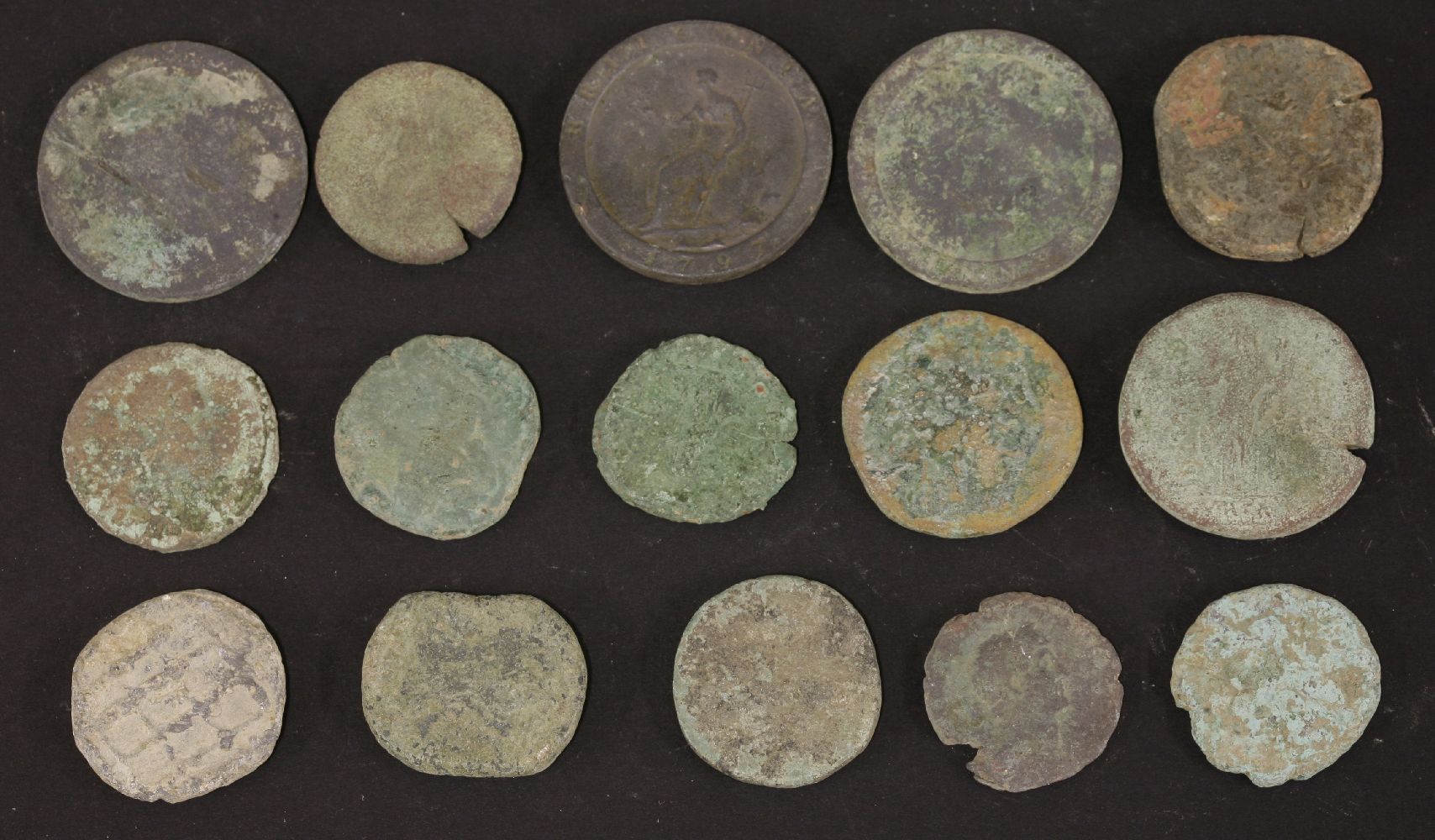 Metal detector finds, Roman coins, 15th century lead token, and ...