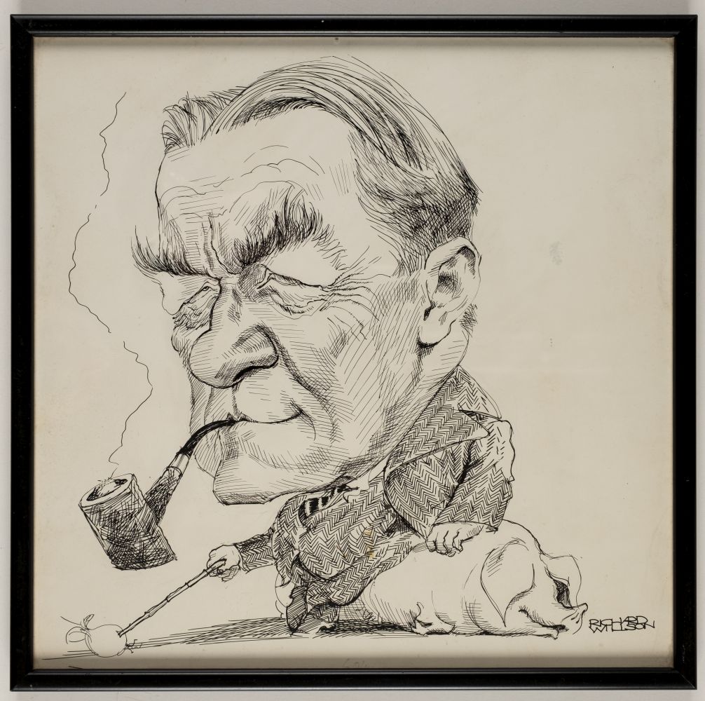 * Willson (Richard, 1939-2011). A collection of 22 pen & ink cartoons ...
