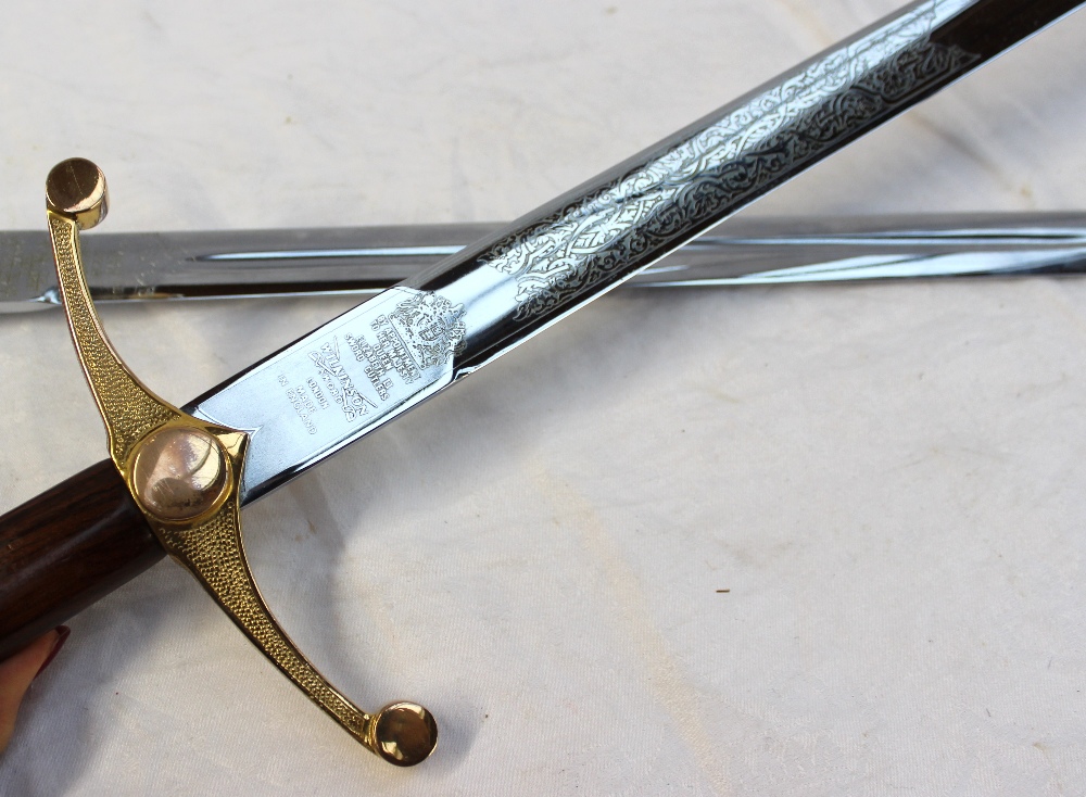 A Wilkinson Sword, ceremonial replica Prince Charles Investiture sword ...