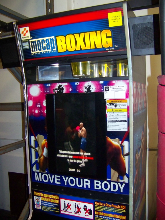 MOCAP BOXING SPORTS ARCADE GAME KONAMI Item is in used condition ...