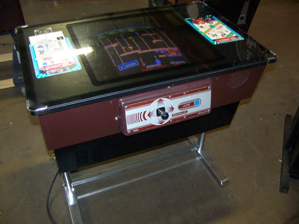 DONKEY KONG JR. COCKTAIL TABLE NINTENDO ARCADE Item is in used ...