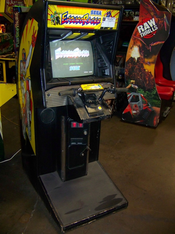 ENDURO RACER UPRIGHT RACING CLASSIC ARCADE SEGA Item is in used ...