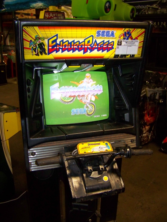 ENDURO RACER UPRIGHT RACING CLASSIC ARCADE SEGA Item is in used ...