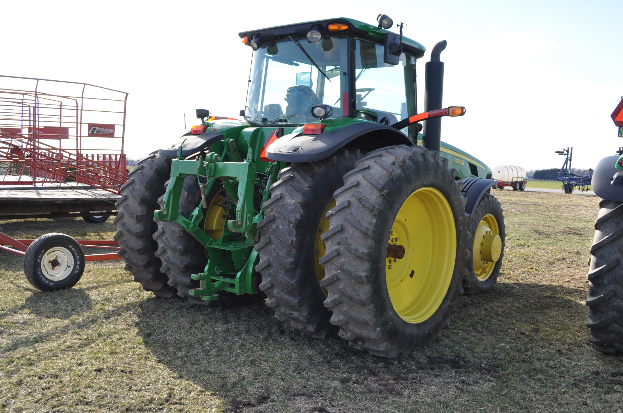 2009 John Deere 8330 MFD tractor, CHA, 480/80R46 duals, 380/85R34 front ...