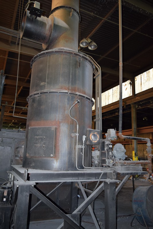 US FURNACE 4,000 DEGREE NATURAL GAS FIRED ALUMINUM SMELTING FURNACE