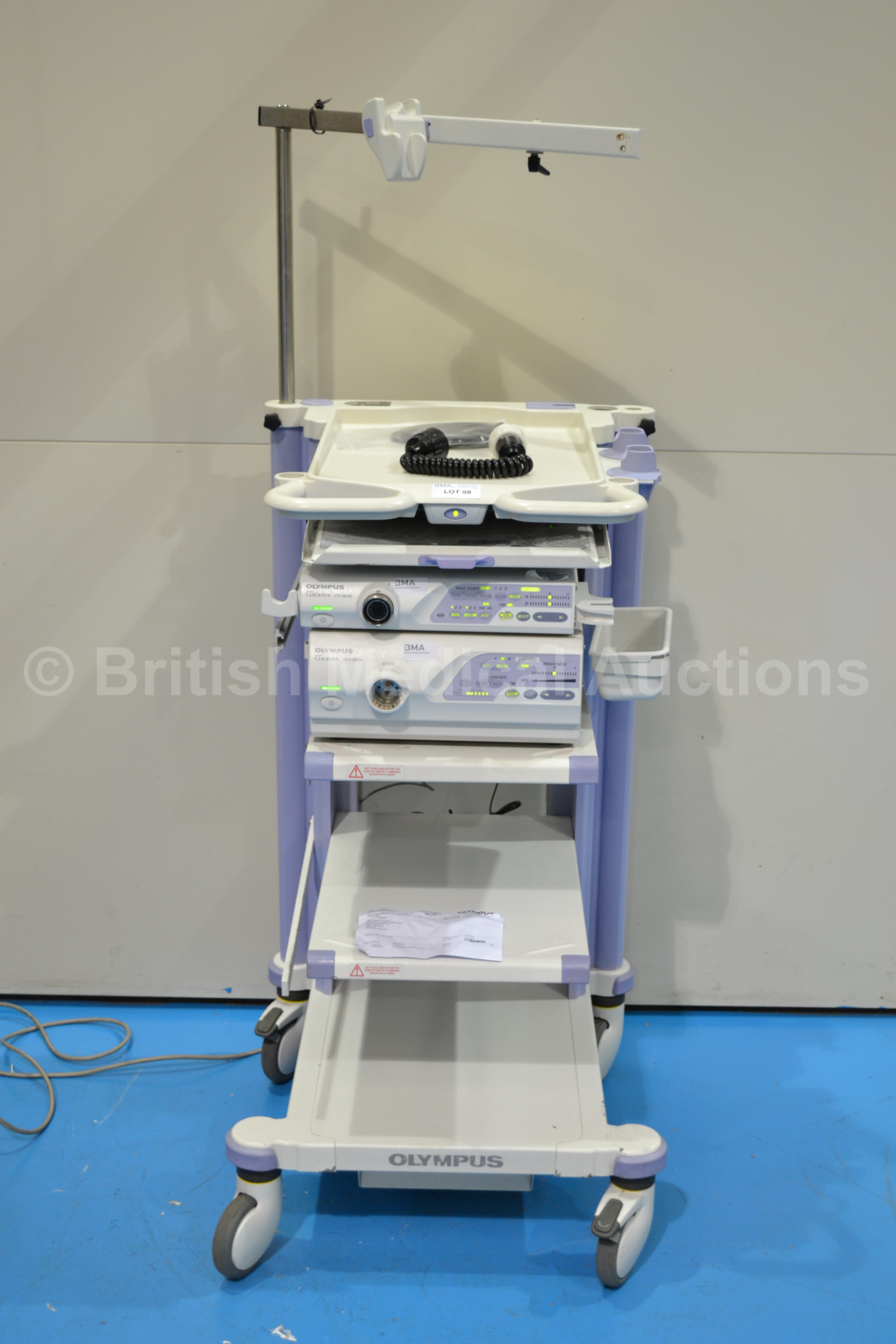 Olympus WM-NP1 Mobile Endoscopy Workstation with Olympus EVIS Lucera ...