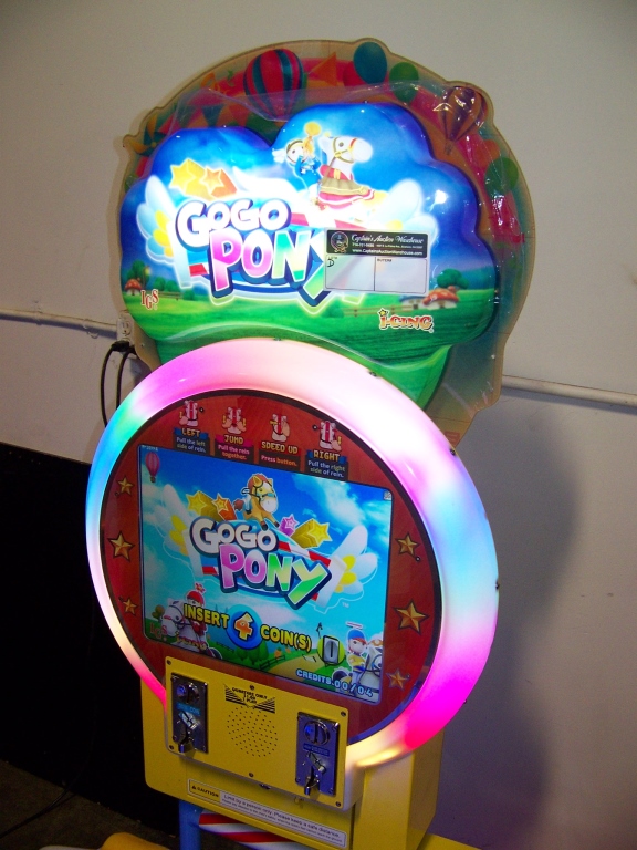 GO GO PONY LED LIGHTED GLOW PONY KIDDIE RIDE Item is in used condition ...