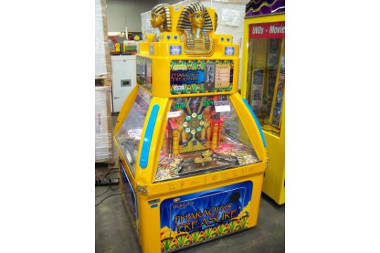 PHARAOH'S TREASURE 4 PLAYER PUSHER REDEMPTION Item is in used condition ...