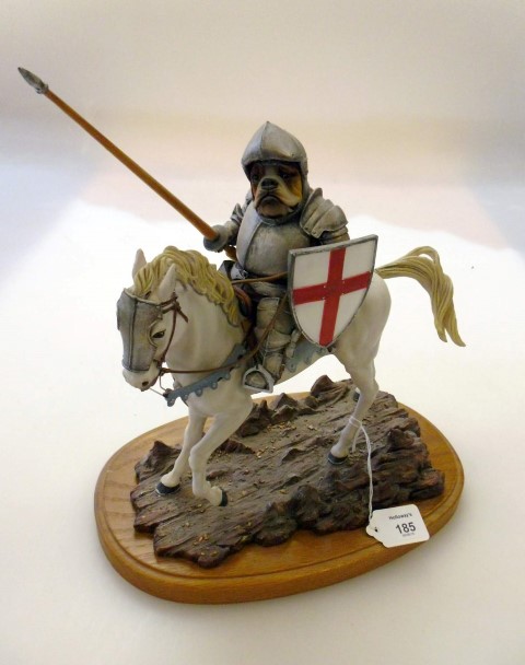 A limited edition 265/750 'Doggie People' Bulldog St George by Robert ...
