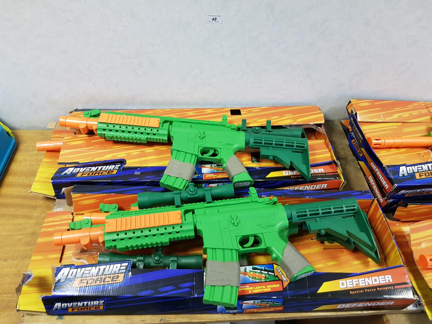 (4x) Adventure Force Defender Toy Gun