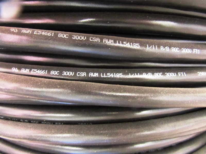 Electrical Wire (1) Roll AWM E54661 80C 300V CSA AWM LL54185 1/11 AB ...