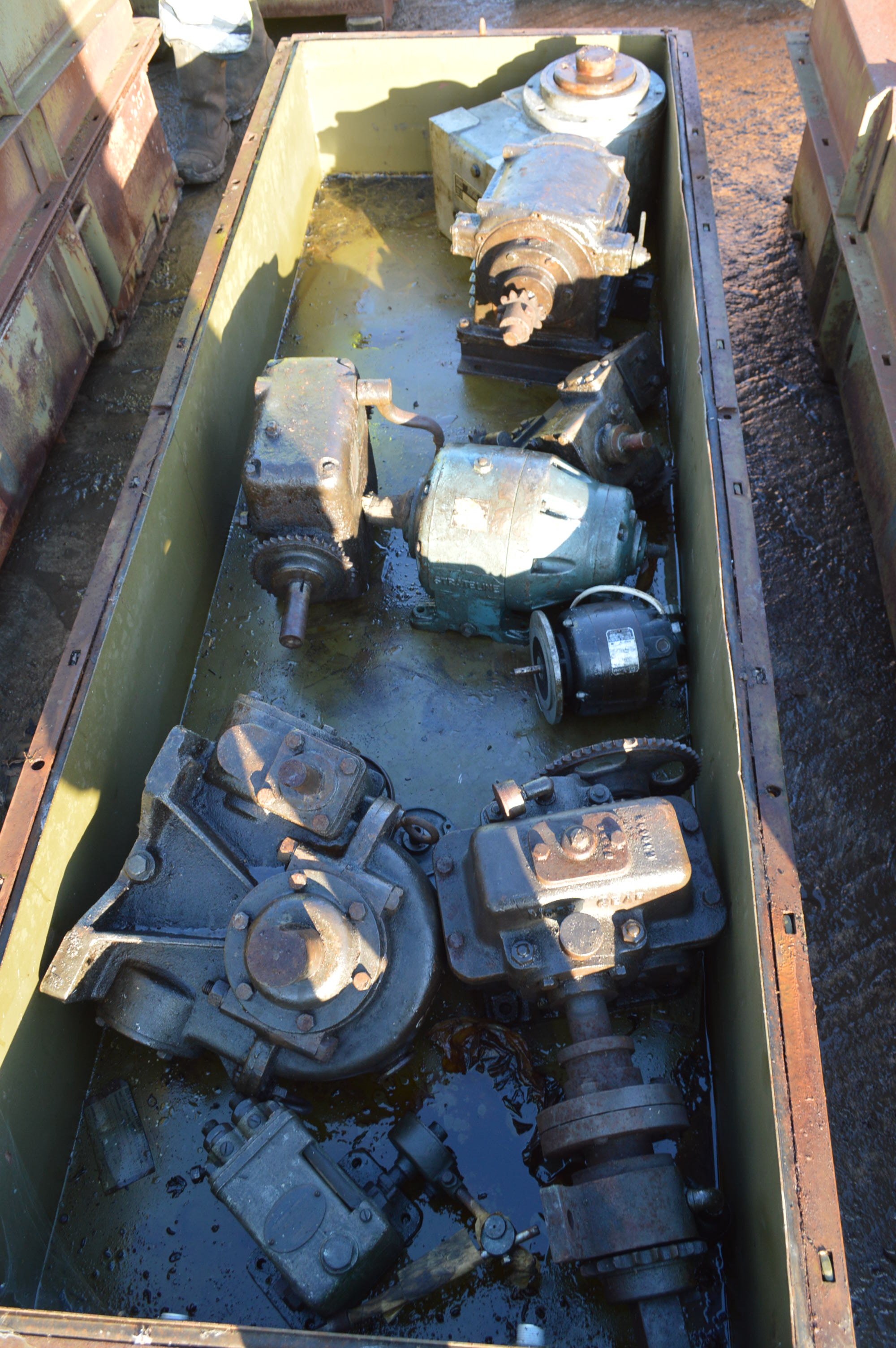 Contents of Missile Box, comprising mainly gear units, in steel missile ...