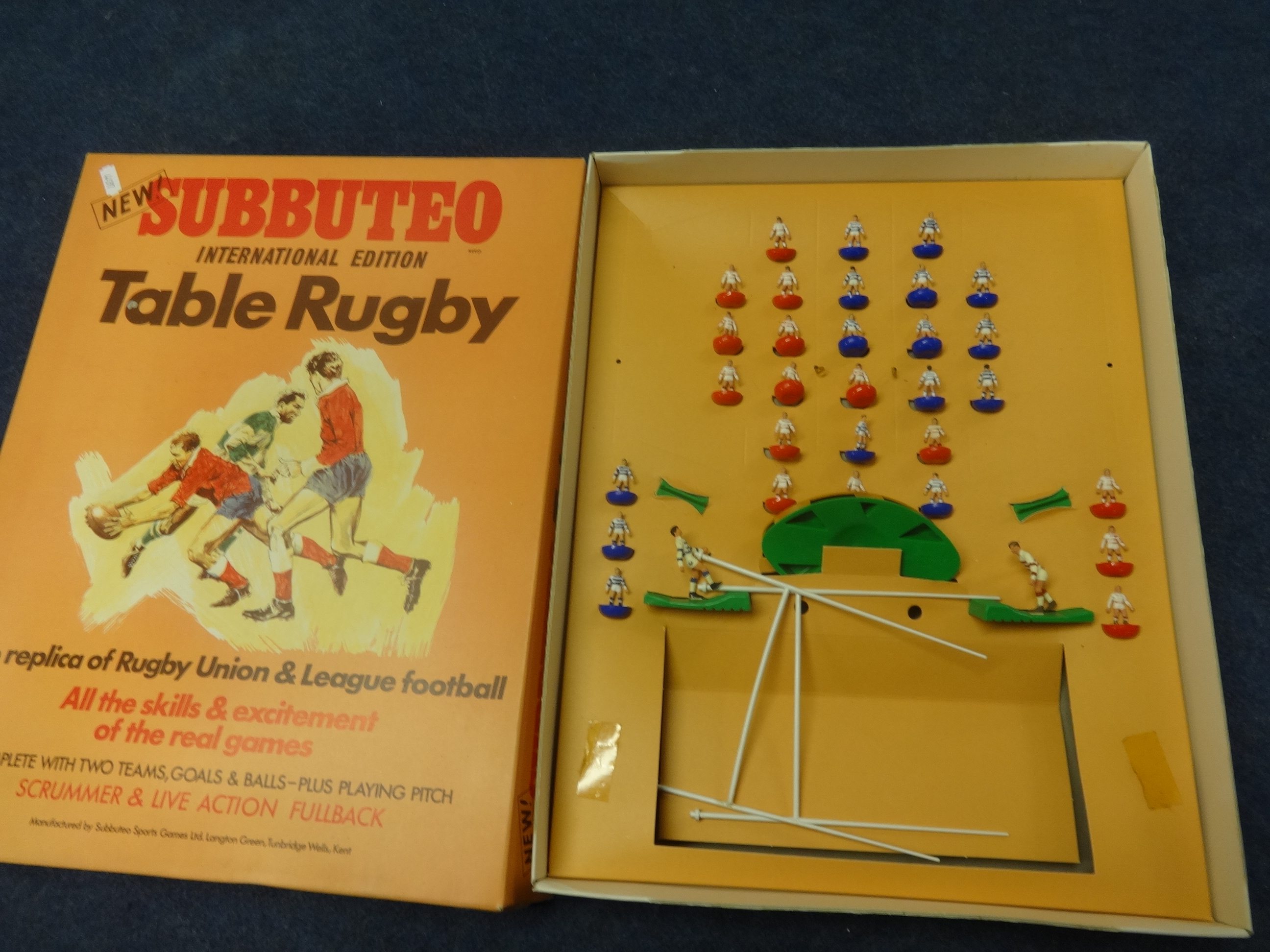 A collection of Subbuteo table soccer football teams, boxed, Subbuteo ...