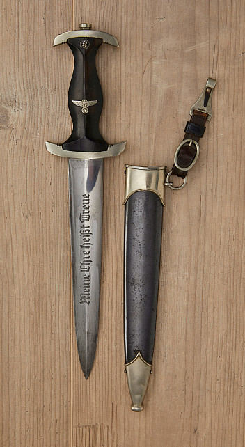 ALLGEMEINE SS - WAFFEN-SS : SS-Ehrendolch mit Widmung des Stabschefs ...