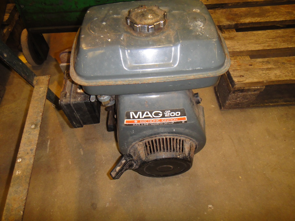 Mag GS200 Petrol Engine. 5.2hp @ 3600rpm