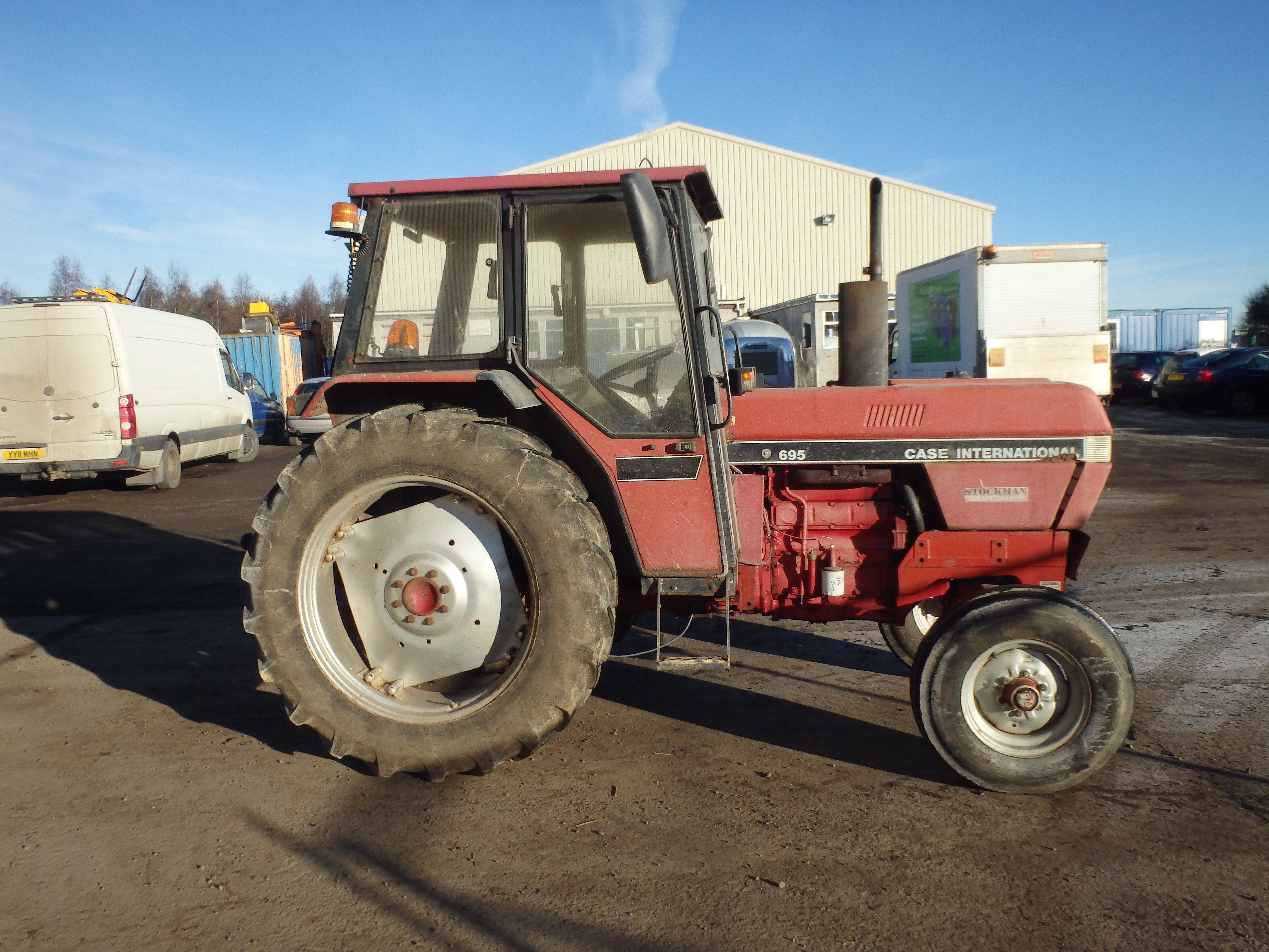 2000 CASE INTERNATIONAL, 695 STOCKMAN TRACTOR, REG - L176LAO, SN ...
