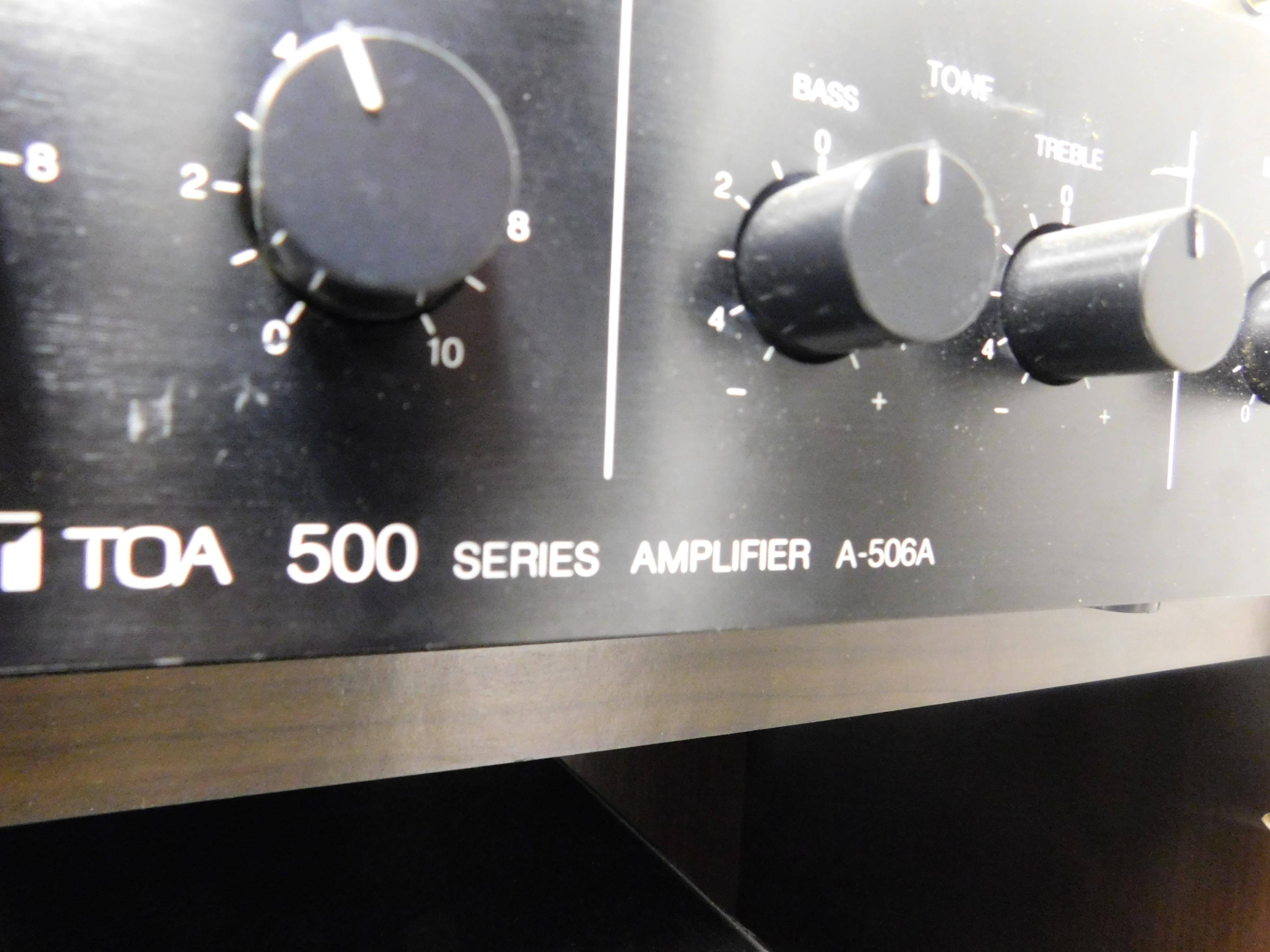 TOA 500 A-506A mixer/power amplifier