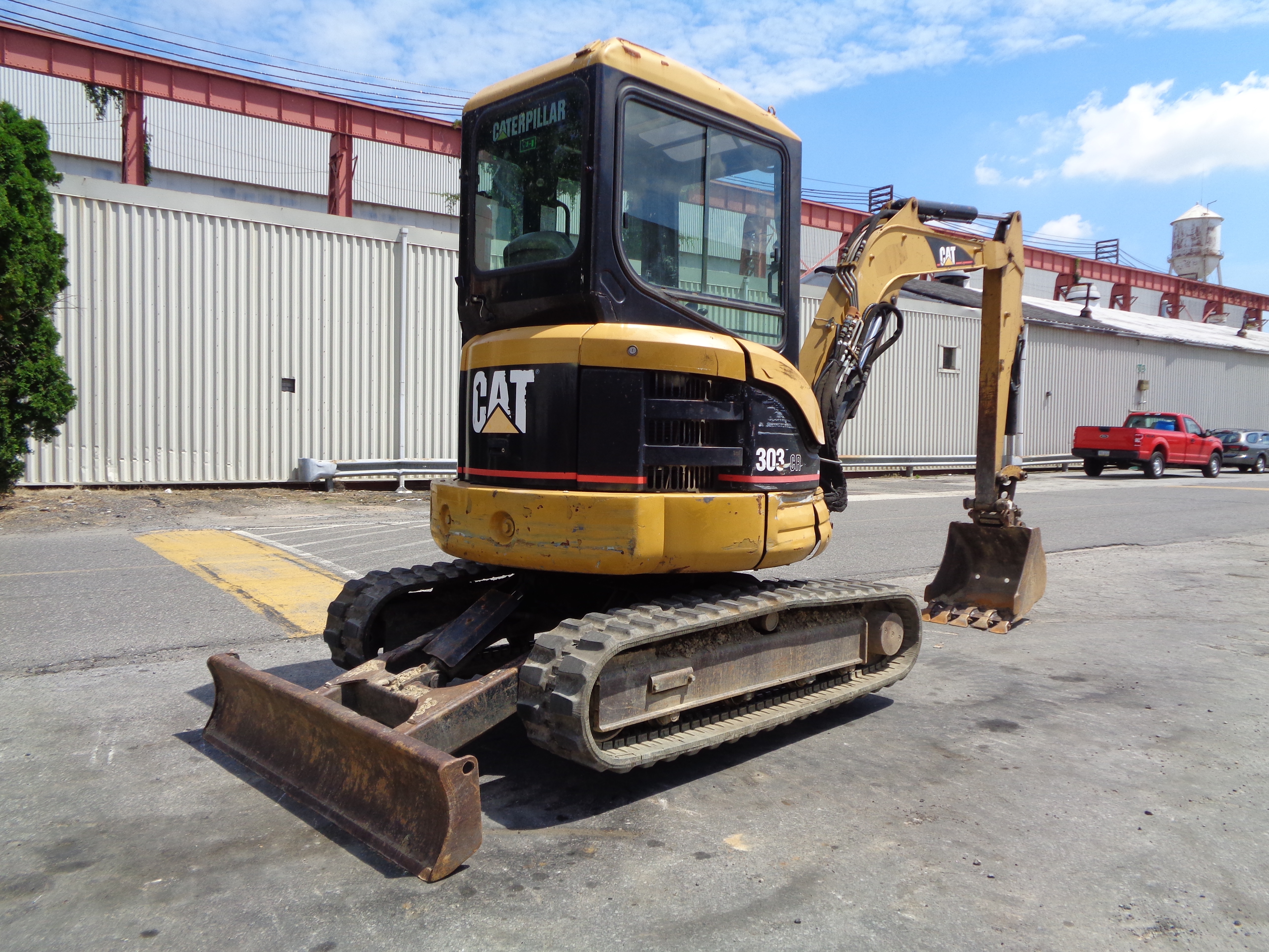 Make: Caterpillar Model: 303CR SN: DMA02732 Enclosed Cab Rubber Tracks ...