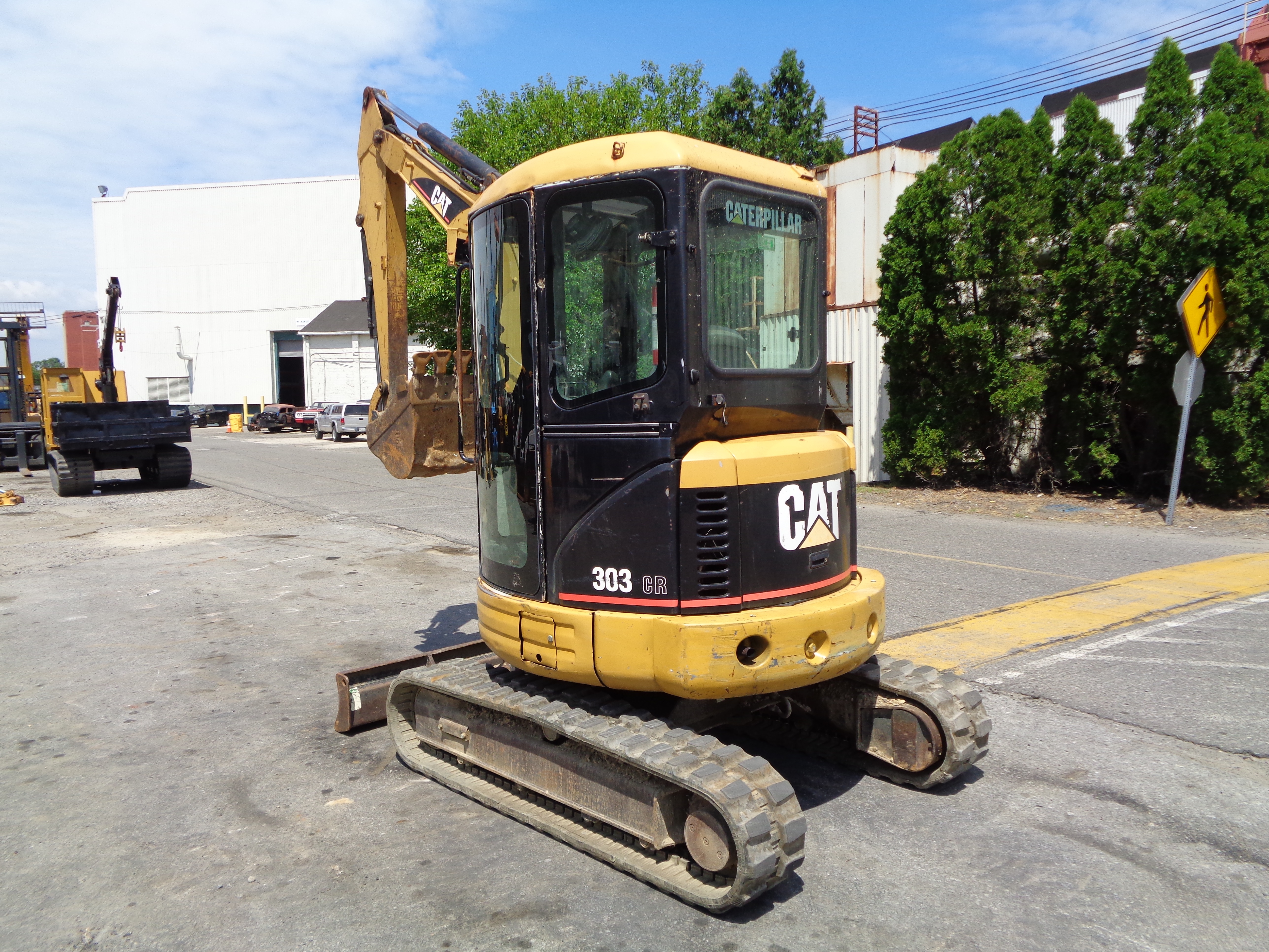 Make: Caterpillar Model: 303CR SN: DMA02732 Enclosed Cab Rubber Tracks ...