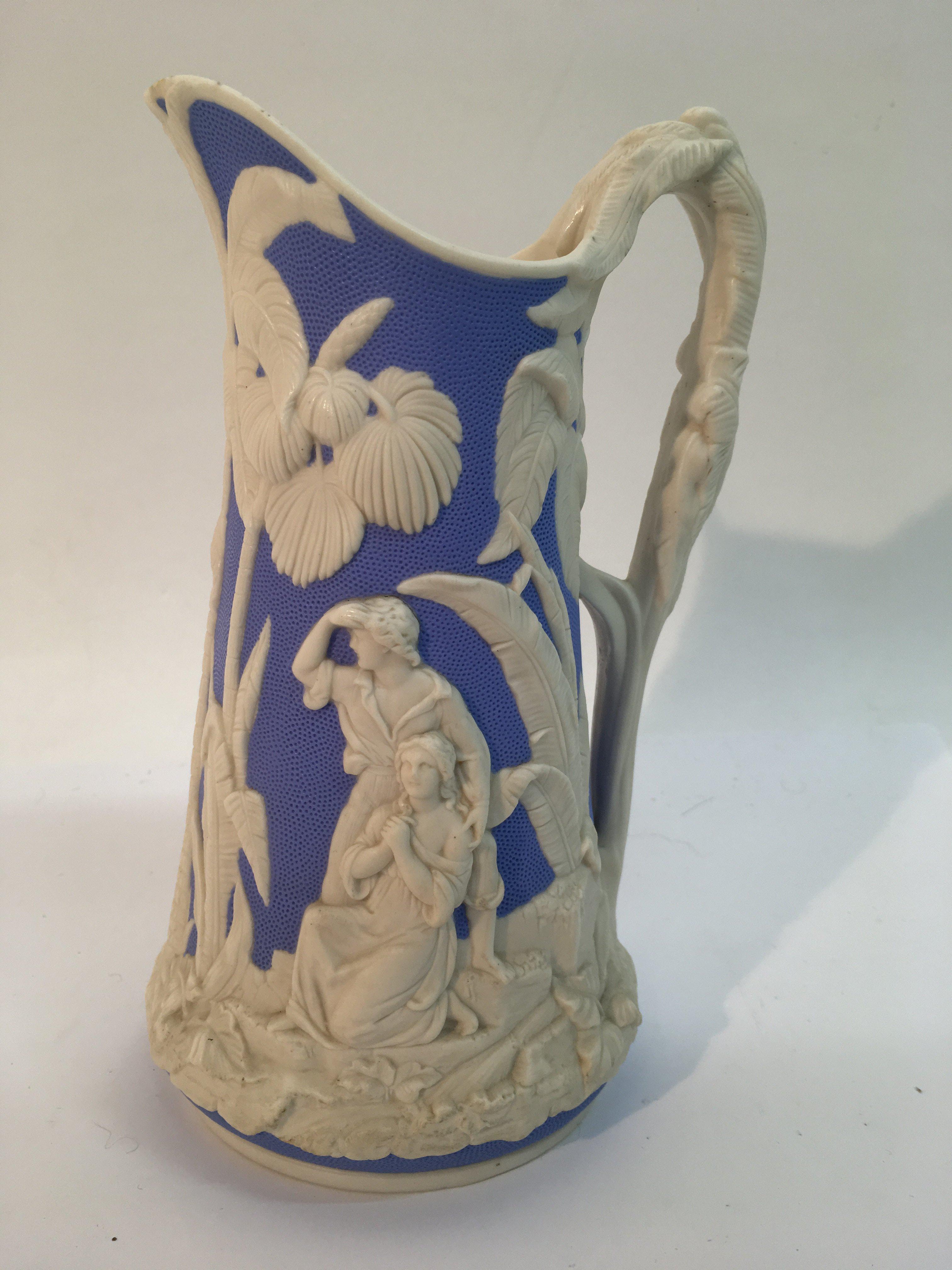 A Victorian T.J. Mayer’s, Dale Hall pottery, Longport, relief decorated ...