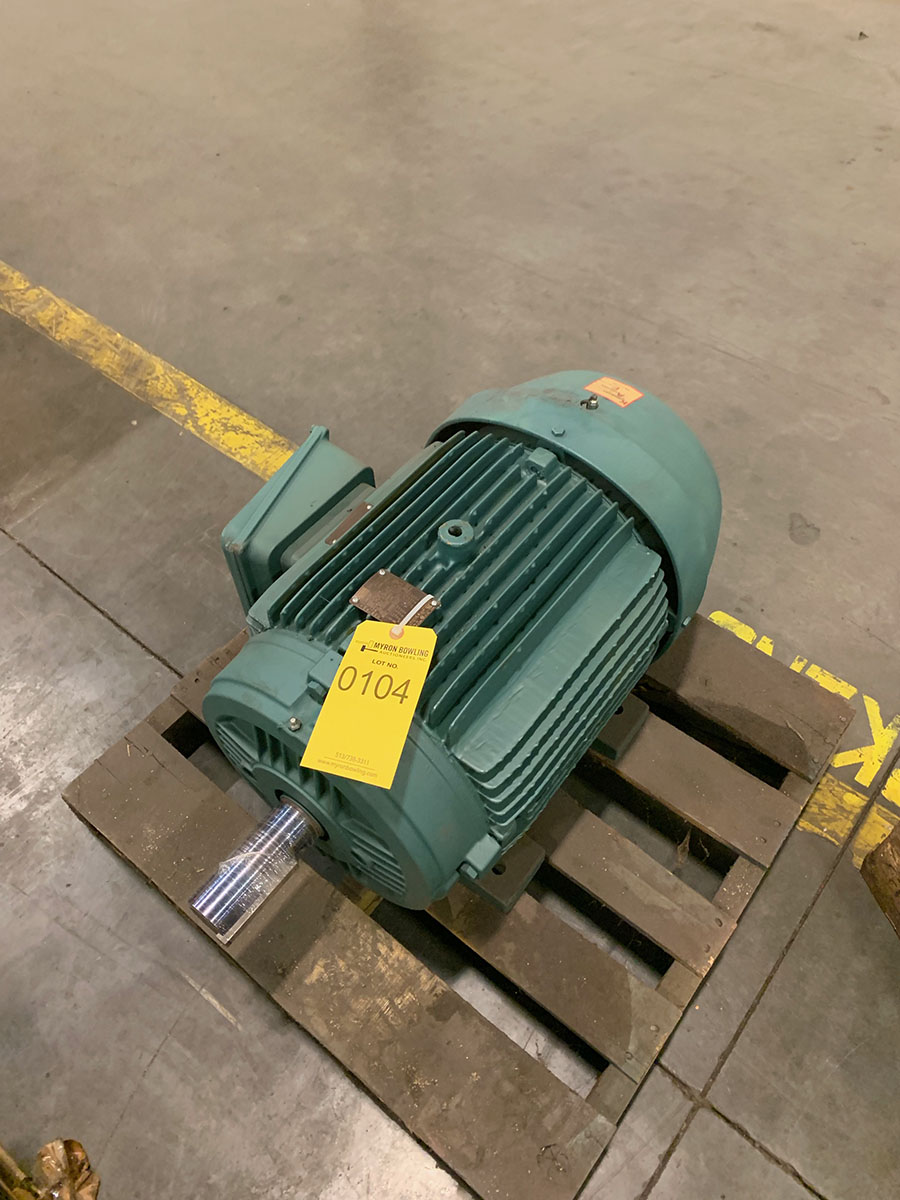 WEG 40-HP ELECTRIC MOTOR, 1,770 RPM, 3-PHASE, 324T FRAME, MODEL ...