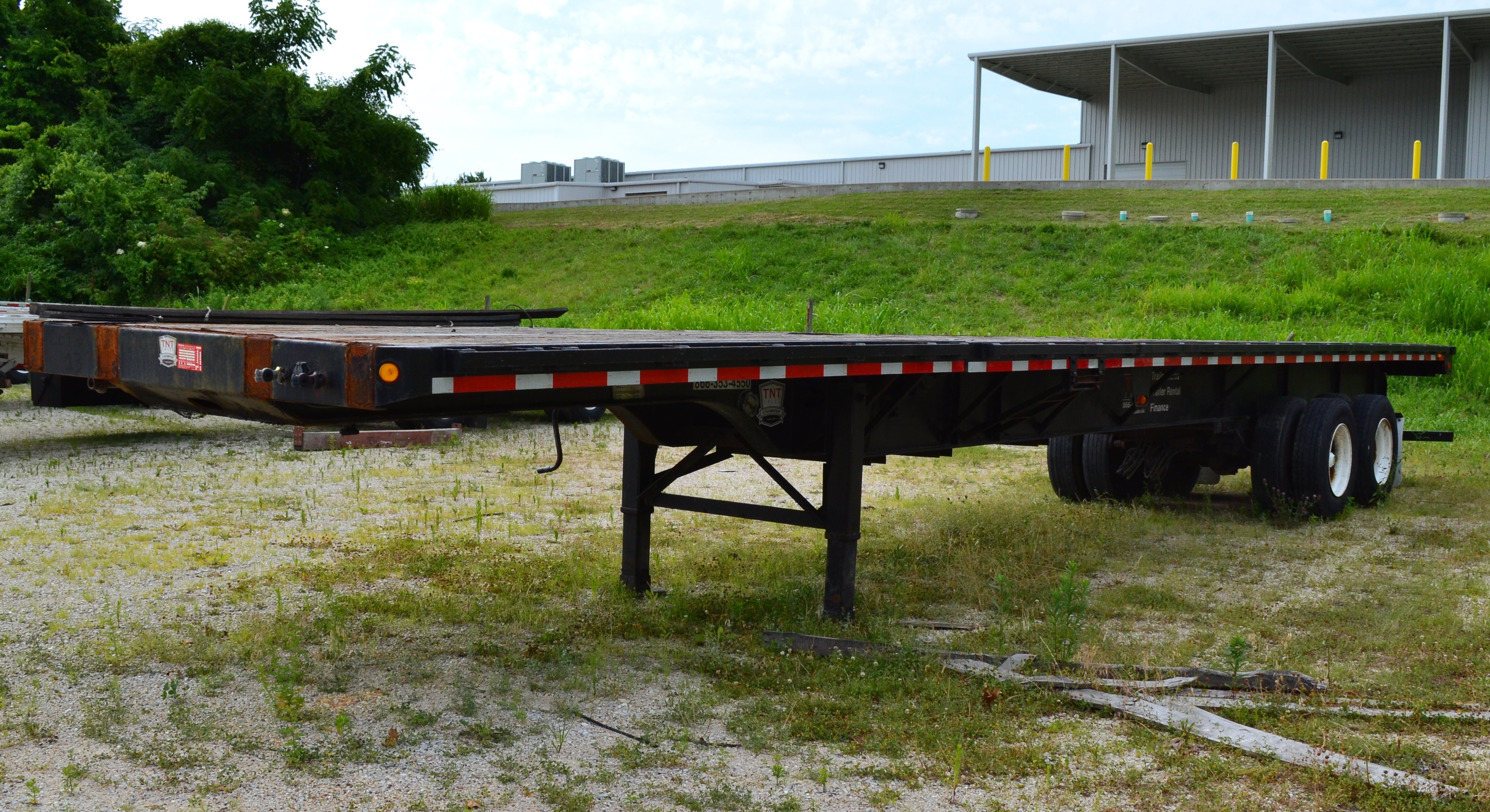 2005 Great Dane 48' Stretch Frame Flatbed Trailer, Tandem Axle, VIN ...