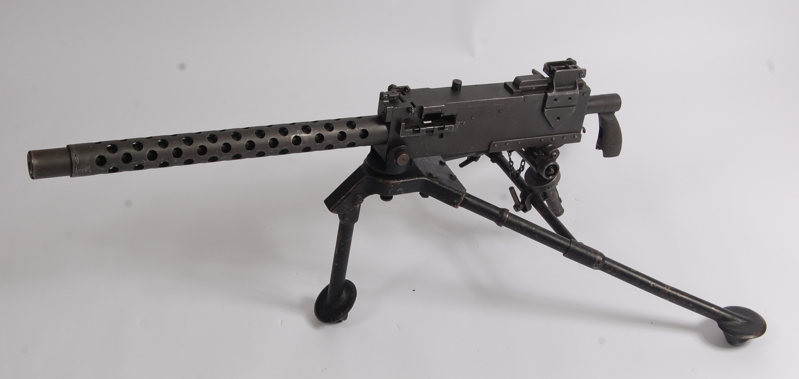 A deactivated Browning M1919 .30 caliber machine gun, having a 54.5cm ...