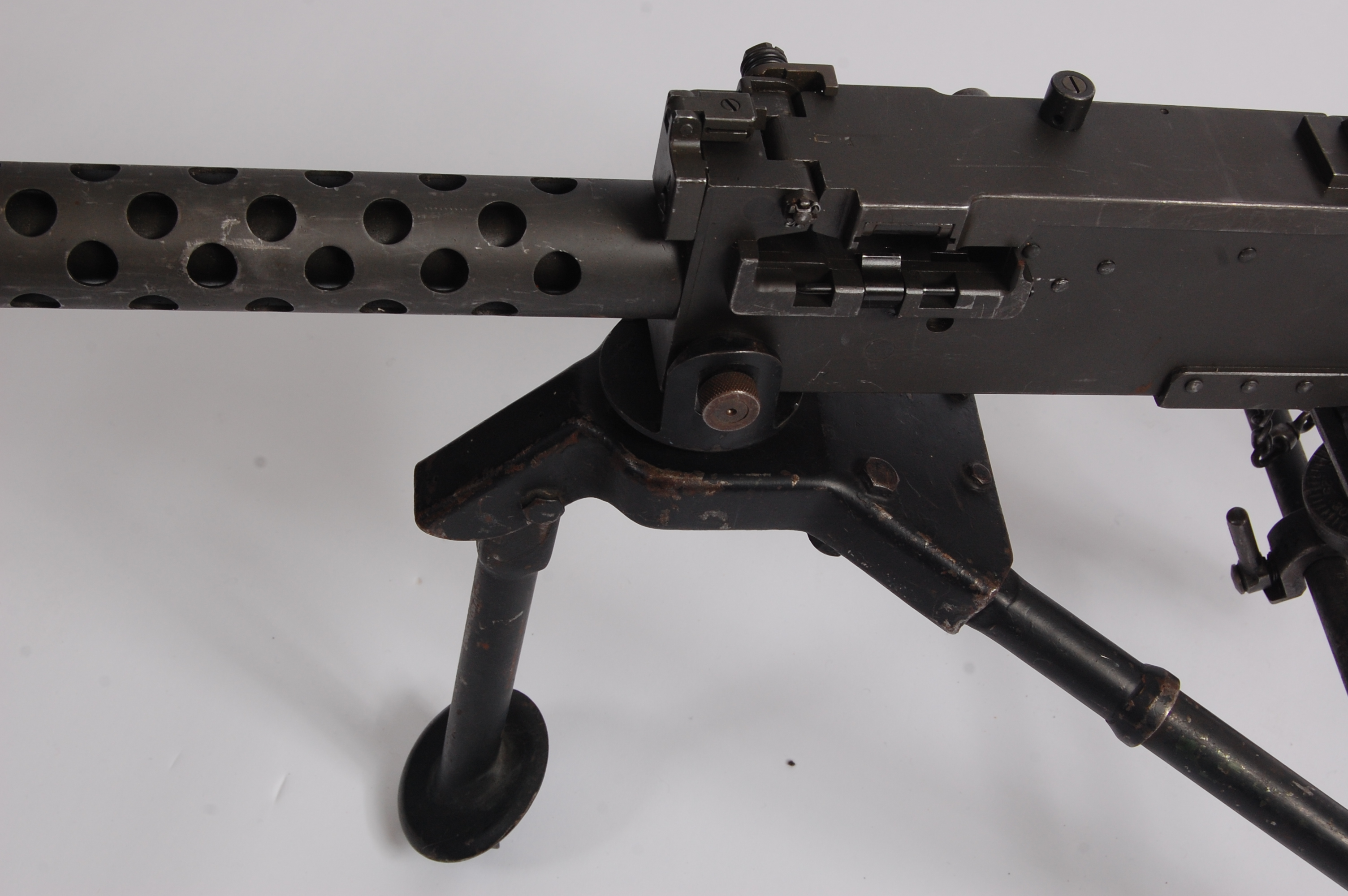 A deactivated Browning M1919 .30 caliber machine gun, having a 54.5cm ...