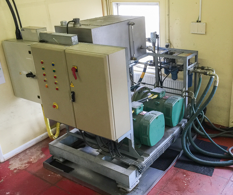 Aircraft Hydraulic (Skydrol) Component Test Rig Powered by 2 x 55kw ...