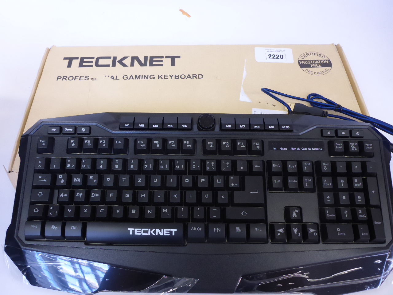 Tecknet professional gaming keyboard