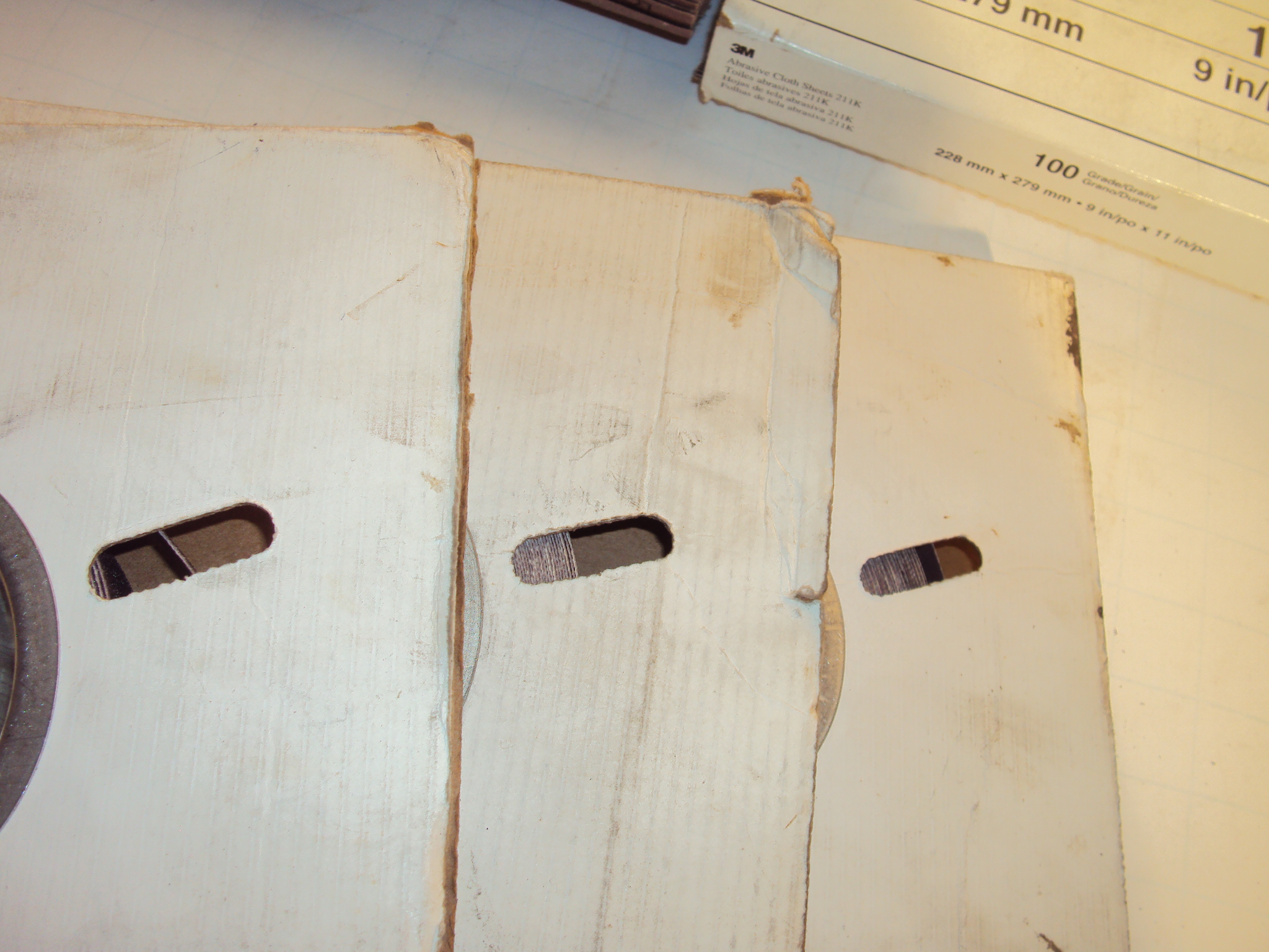 Lot-Crocus Cloth, 3M 100 Grit A/O Sheets & 1" Wide 80,150 & 320 Grit A ...