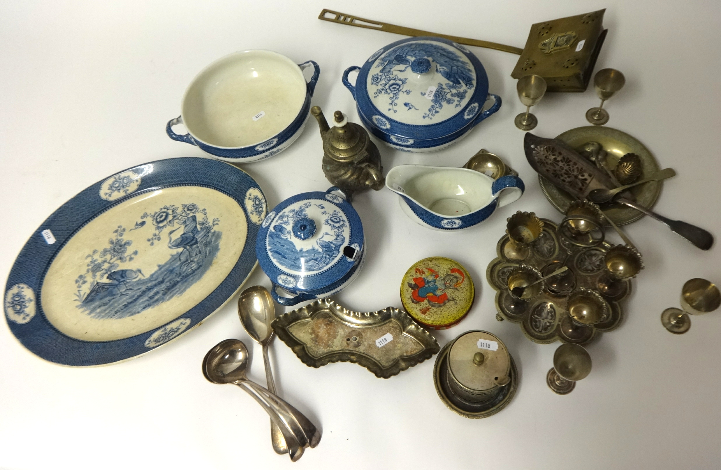Various chinaware, metalwares etc.