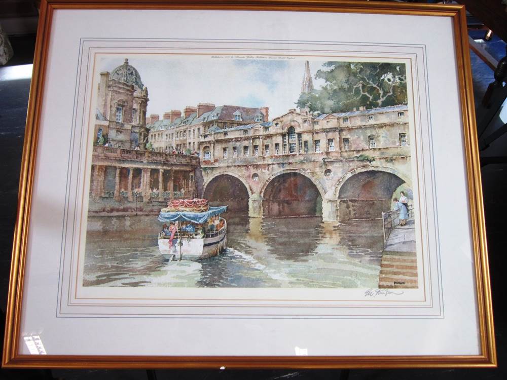 ERIC RICHARD STURGEON (BRITISH, 1920-99) Pulteney Bridge, Bath; and ...