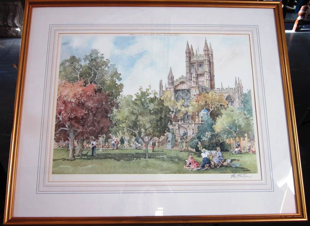 ERIC RICHARD STURGEON (BRITISH, 1920-99) Pulteney Bridge, Bath; and ...