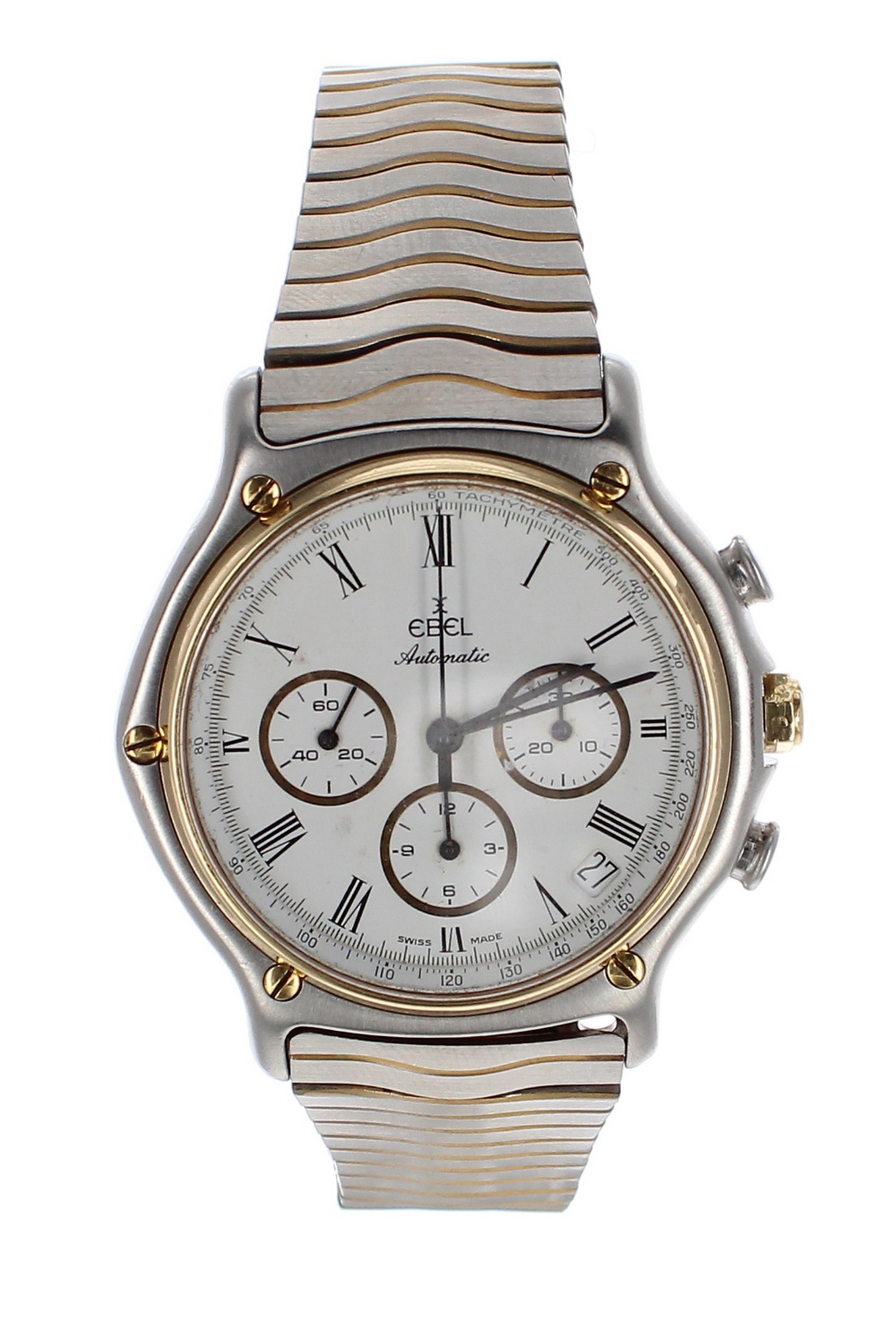 Ebel automatic chronograph stainless steel and gold gentleman's ...
