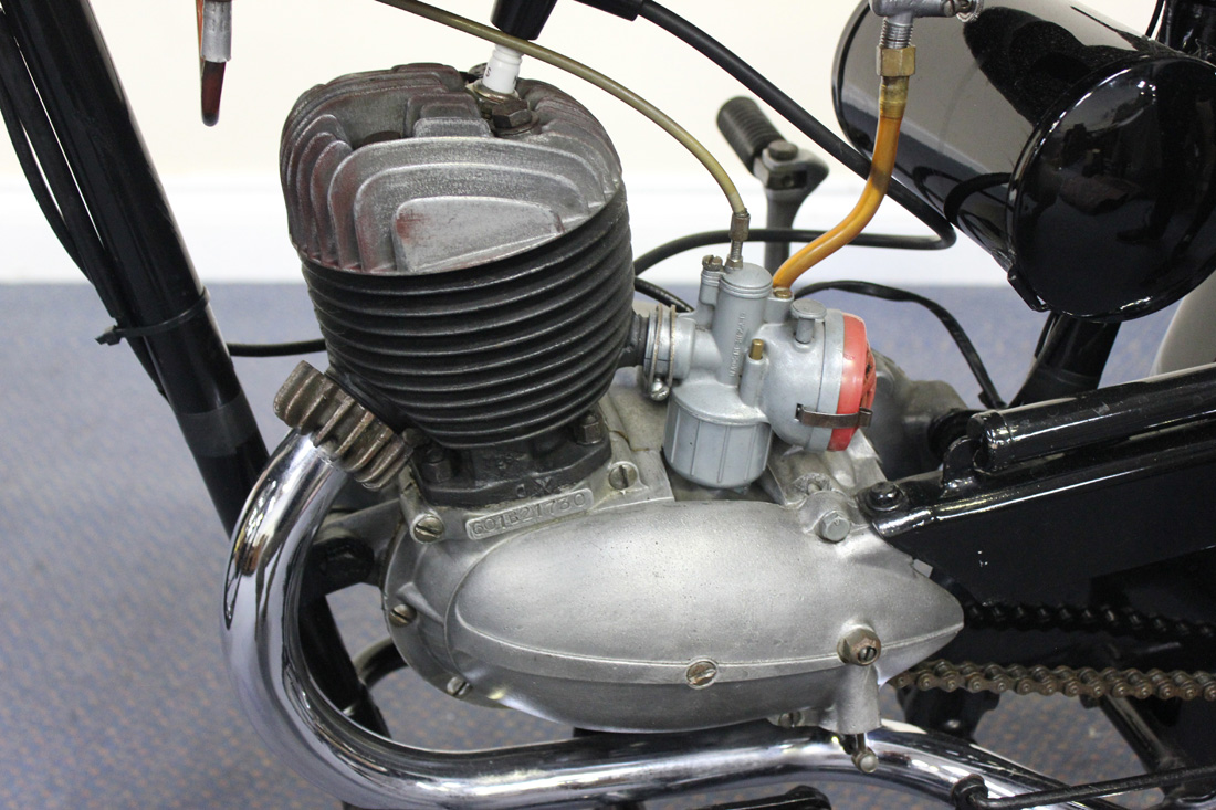 An Excelsior Consort motorcycle with 98cc single cylinder Villiers two ...