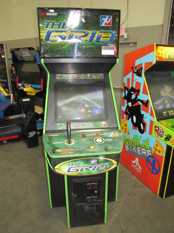 THE GRID GAME SHOW ACTION ARCADE GAME MIDWAY. Item is in used condition ...