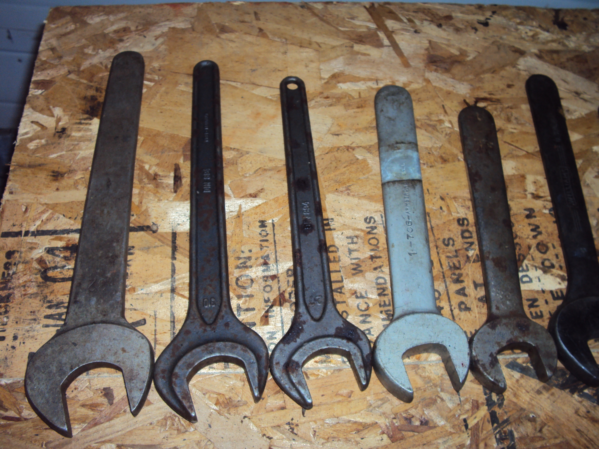 LOT-ENGINEER WRENCHES [LOCATED AT LIVONIA MI. WAREHOUSE. CONTACT DICK ...