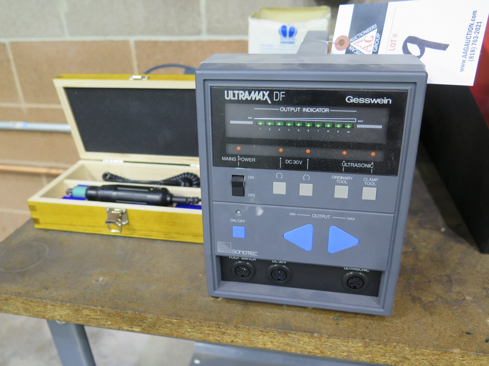 Gesswein Ultramax DF Ultrasonic Mold Polisher and Finishers/n M55-0966 ...