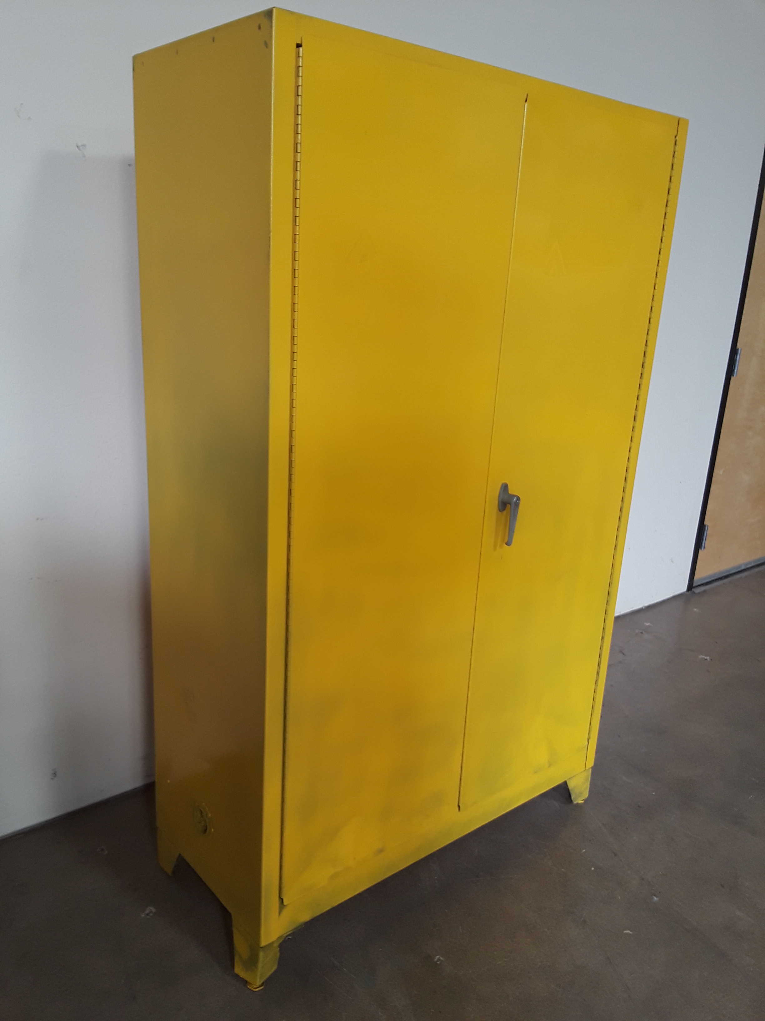 Flammable Liquid Safety Paint Storage Cabinet, 69" tall x 43" wide x 18 ...