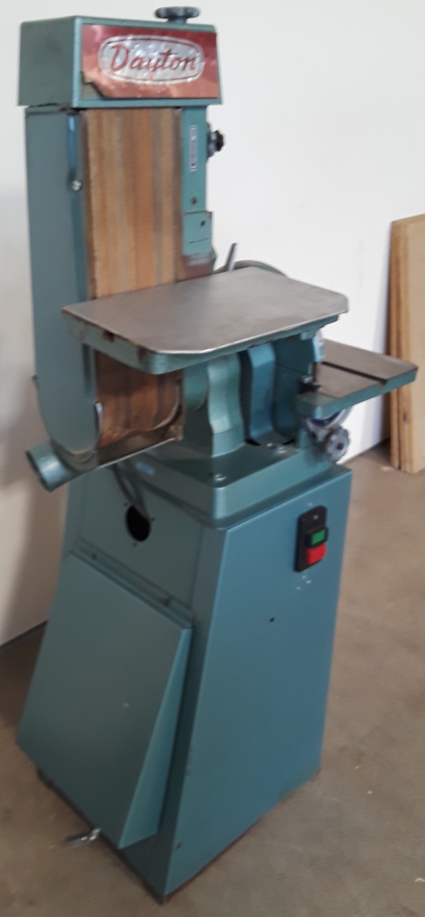 Dayton 6" x 48" Belt 12" Disc Sander 1.5 hp 230 volt 3phase