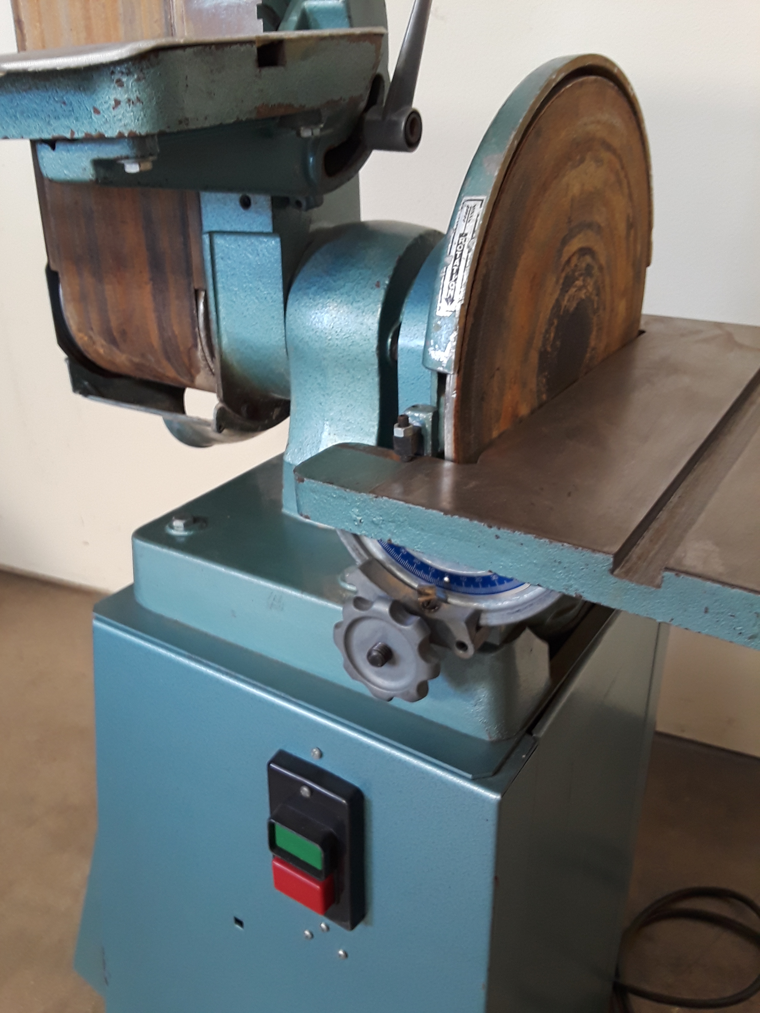 Dayton 6" x 48" Belt 12" Disc Sander 1.5 hp 230 volt 3phase