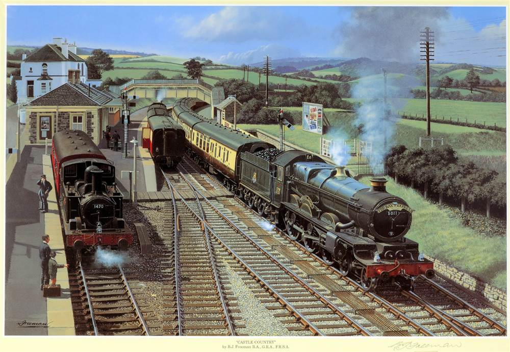 BARRY FREEMAN (BRITISH, B.1937) 'Castle Country'; and 'The Summer of ...