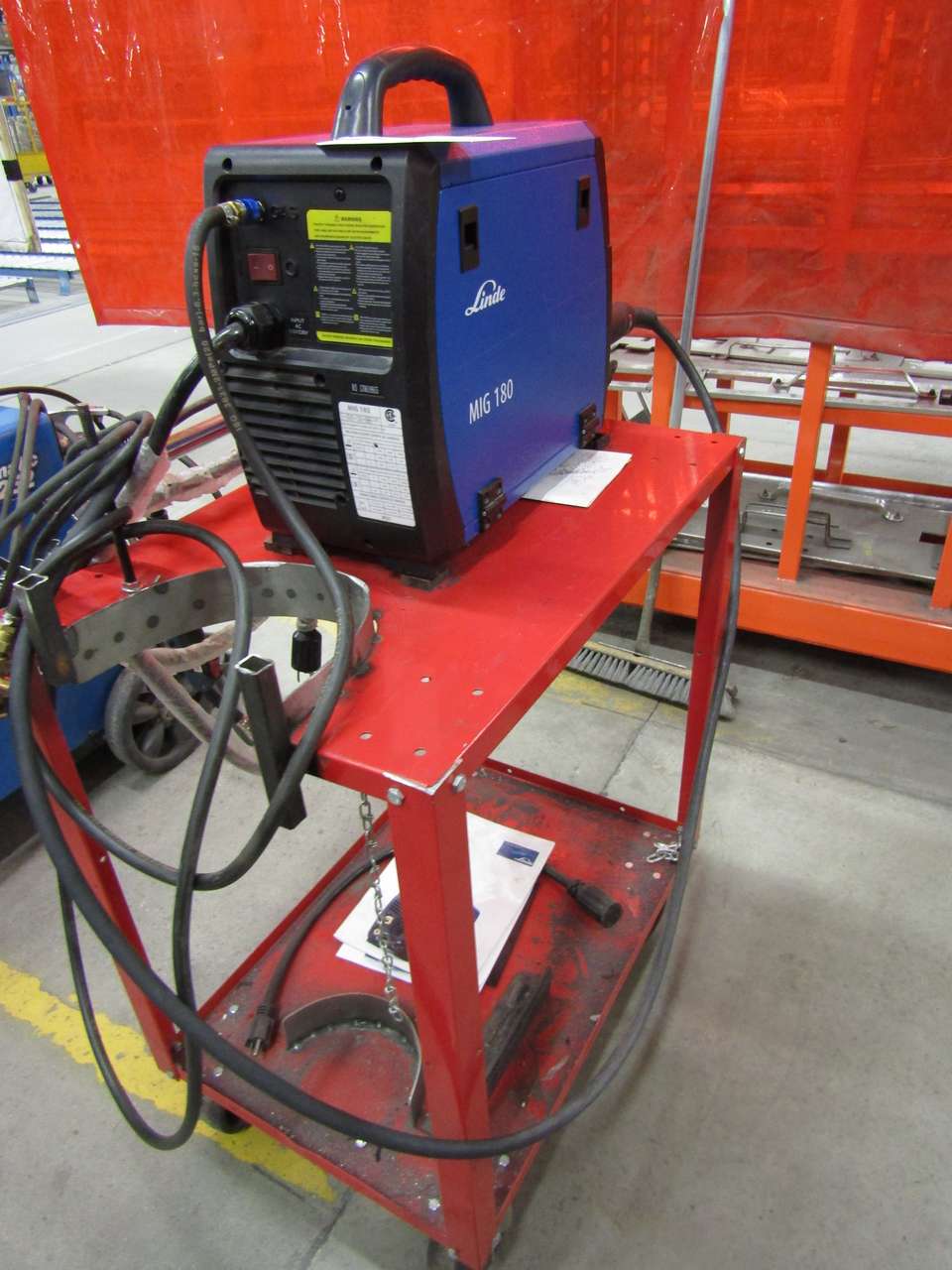 Linde Mig 180 Mig Welder 230 V, 35amps,