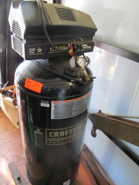 Air Compressor, Craftsman Professional, 2 Stage, Oil Free, 60 Gallon ...