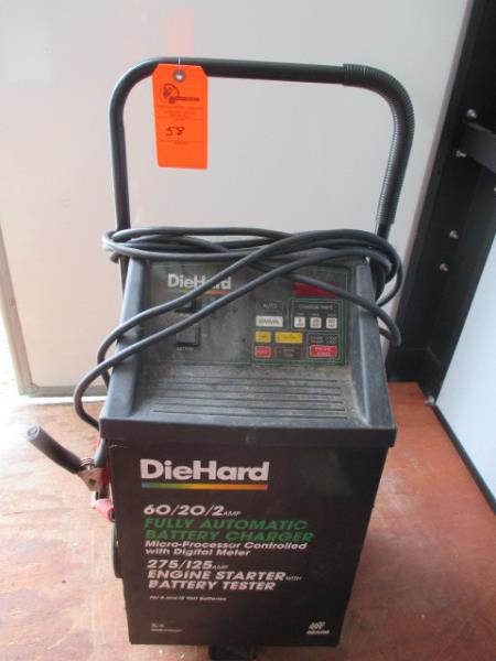 Die Hard 60 / 20 / 2 Amp Fully automatic Battery Charger, Micro ...