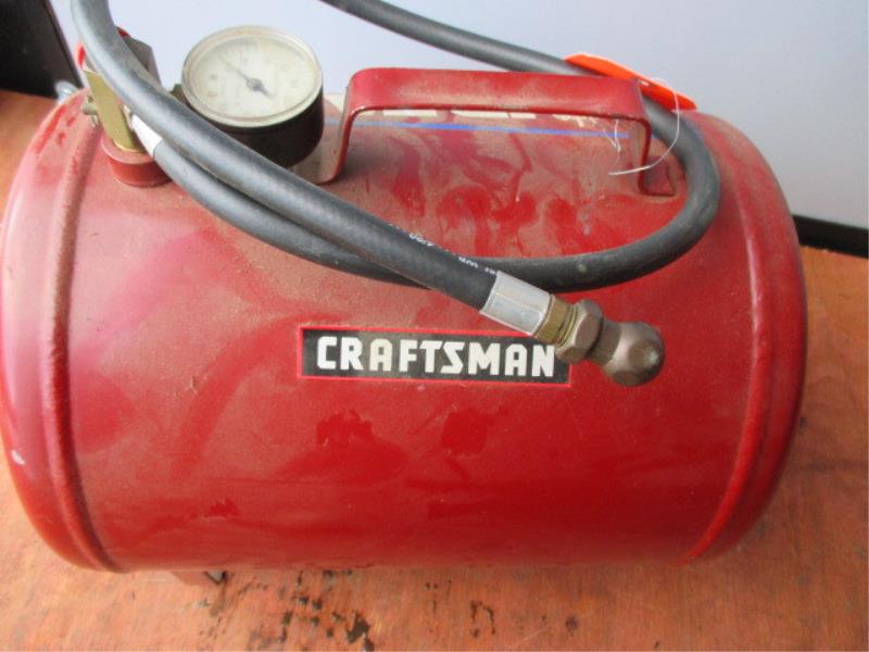 Craftsman Portable Air Tank, Red, Max Pressure: 125 PSI 125 PSI